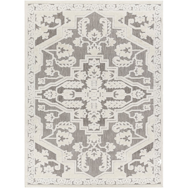 Charlton Home® Tapis intérieur / extérieur en polypropylène tissé à la machine Adaure et ...